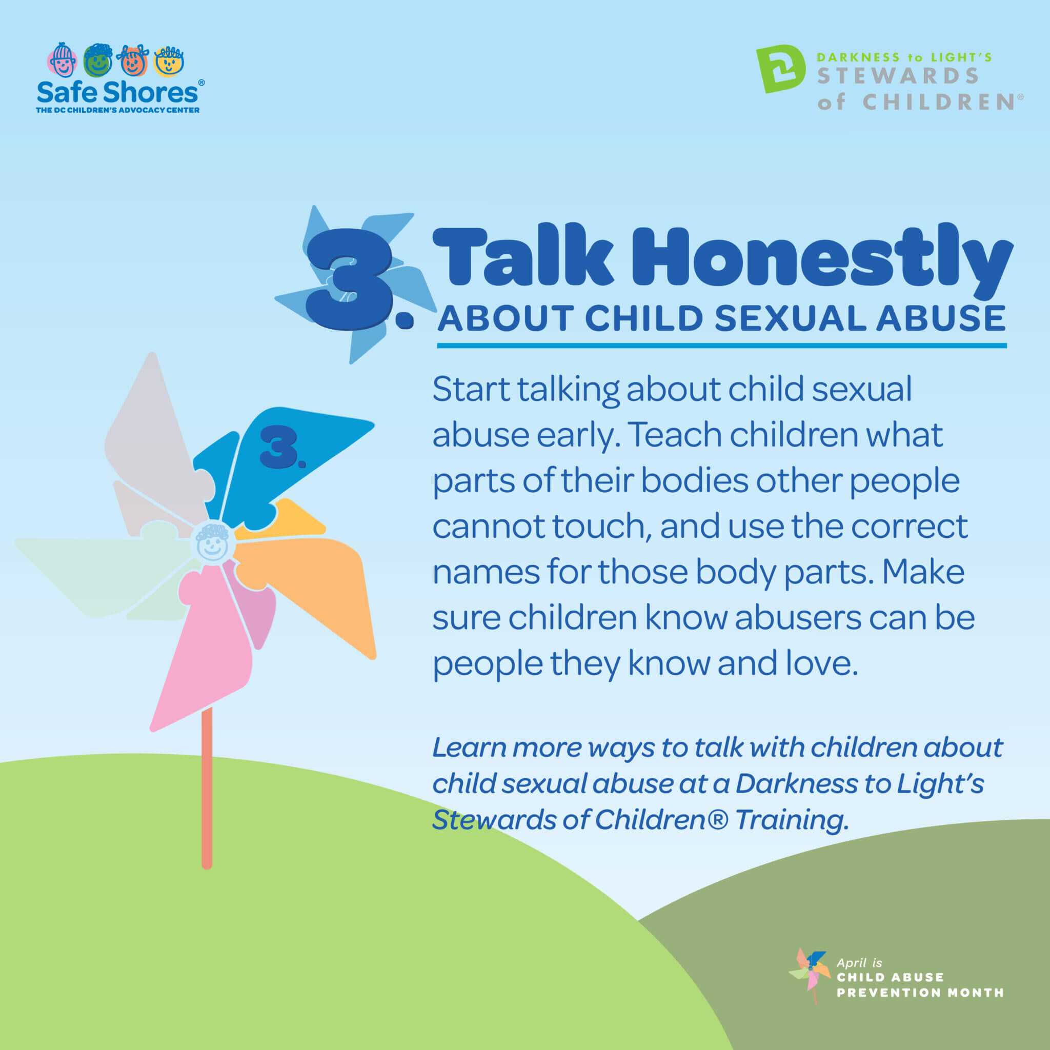 The Five Steps of Child Abuse Prevention | Safe Shores