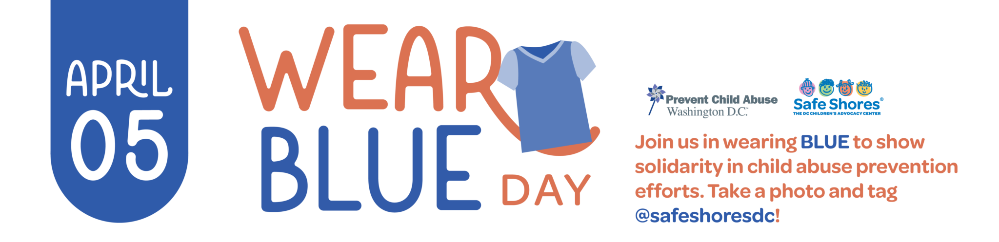 Wear Blue Day | Safe Shores